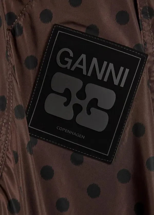 GANNI Polka Dot Hooded Jacket