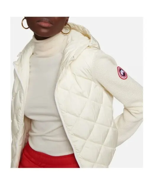 Canada Goose Down-paneled Wool Hoodie