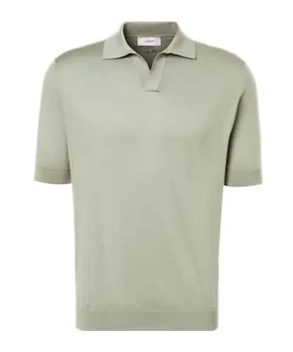 LARDINI Cotton Piqué Polo Shirt - Nude