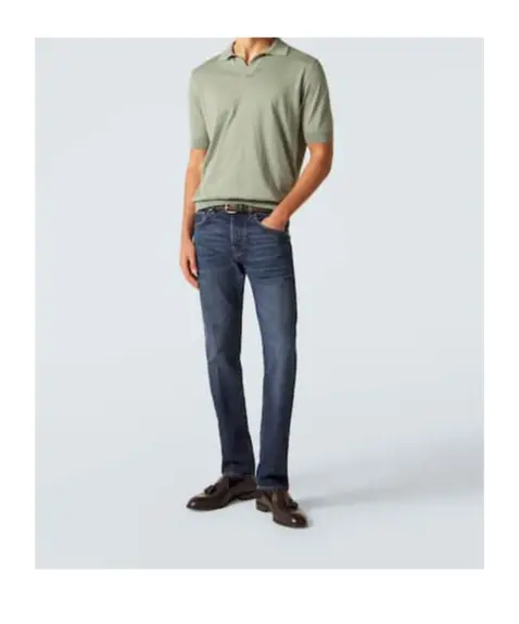 LARDINI Cotton Piqué Polo Shirt