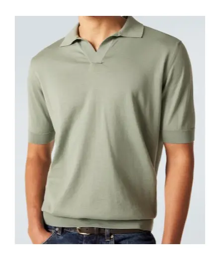 LARDINI Cotton Piqué Polo Shirt