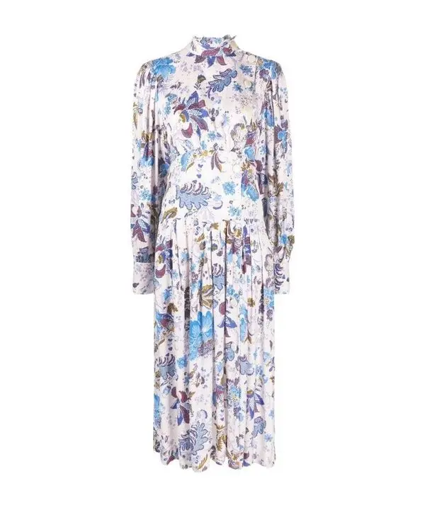 Isabel Marant Étoile Blue Jacquard Skirt
