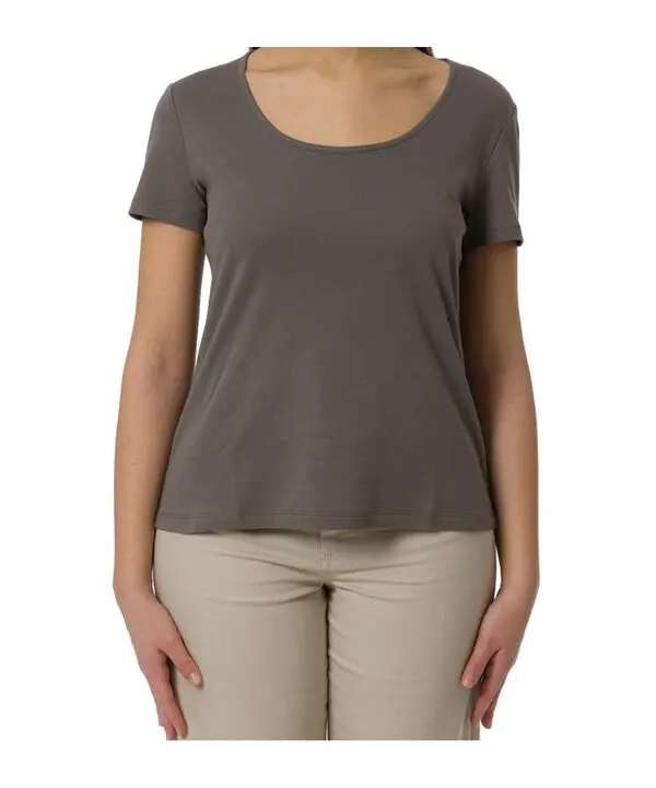 Max Mara Broadcloth Wool T-shirt - Black