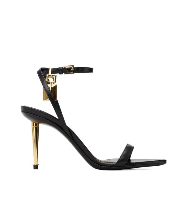 TOM FORD Lock-shaped Pointed-toe Open-toe Sandals