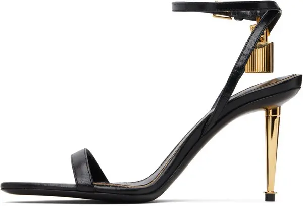 TOM FORD Lock-shaped Pointed-toe Open-toe Sandals