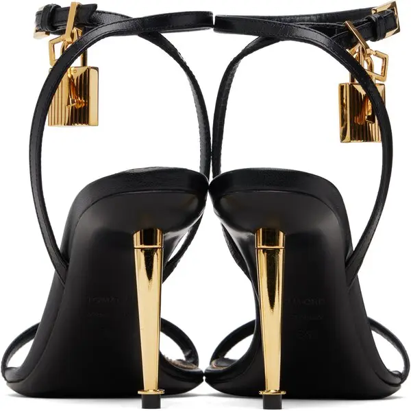 TOM FORD Lock-shaped Pointed-toe Open-toe Sandals