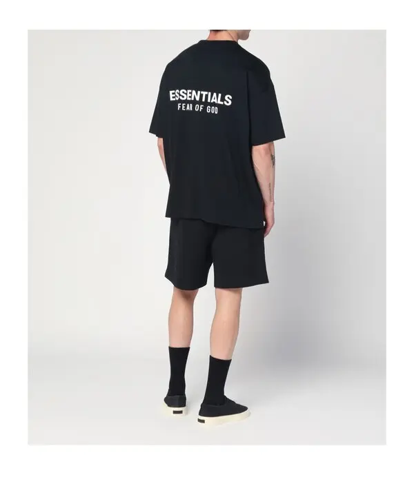 Fear Of God Cotton T-shirt With Logo - Black