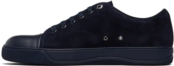 LANVIN Dbb1 Leather And Suede Sneakers