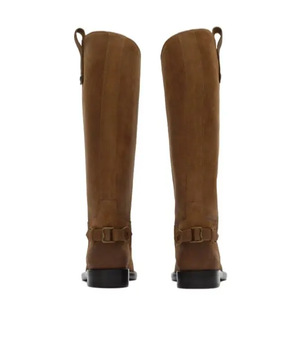 Burberry Suede Cavalier Boots