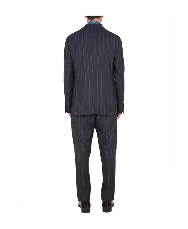 Etro Pinstripe-pattern Single Breasted Suit