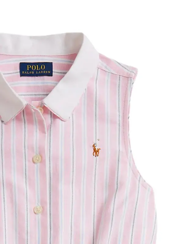 Ralph Lauren Striped Collar Playsuit
