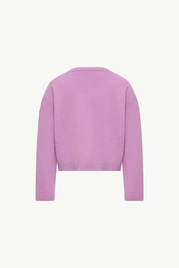 Moncler Wool And Cashmere Logo Sweater