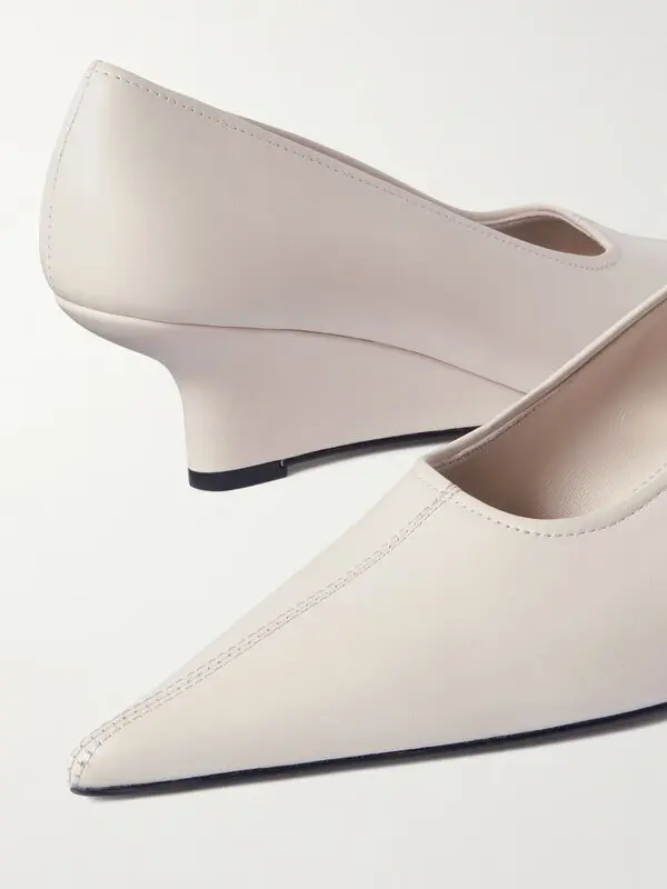 TOTEME 55mm Sharp Nappa Wedge Pumps