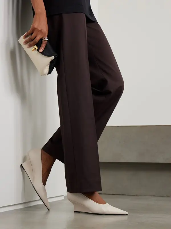 TOTEME 55mm Sharp Nappa Wedge Pumps