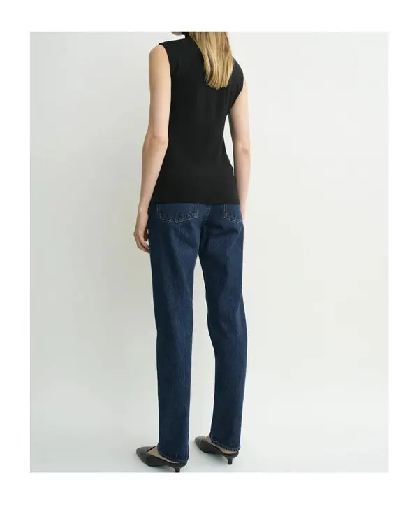 TOTEME Fine Turtleneck Sleeveless Jumper