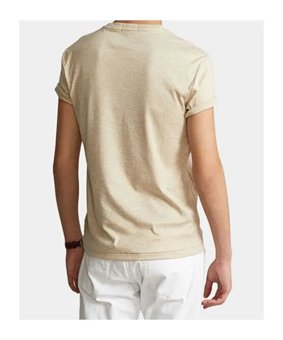 Polo Ralph Lauren Pony-embroidered Crewneck T-shirt - Beige