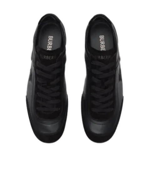 Burberry Leather Knight Runner Sneakers
