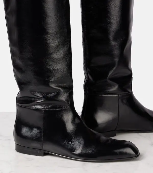 Khaite Colt Leather Knee-high Boots