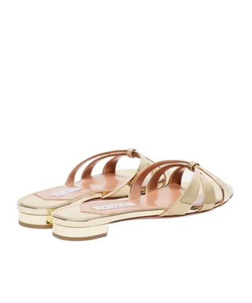 AQUAZZURA Minimalist Elegant Flat Sandals