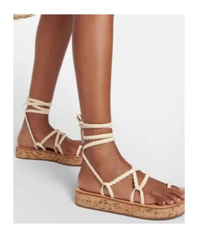 ANCIENT GREEK SANDALS Caryatis Leather Platform Sandals