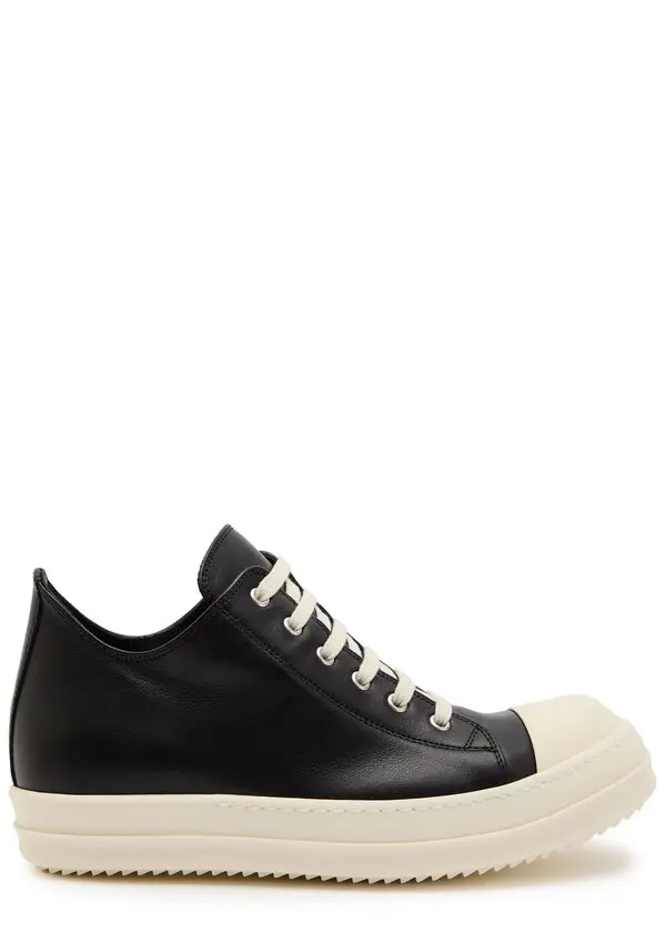 Rick Owens Low Leather Sneakers