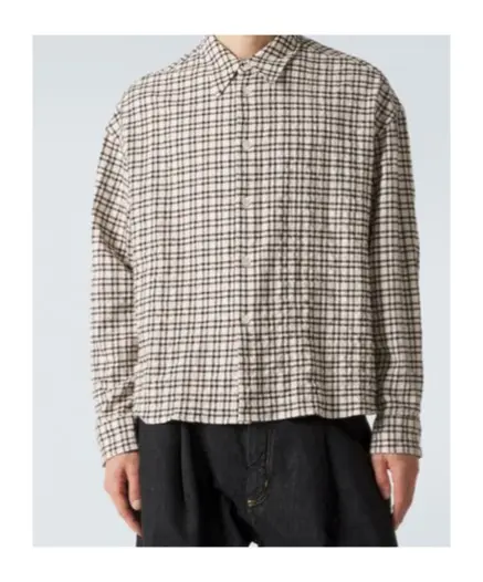 Studio Nicholson Nostra Checked Cotton Shirt