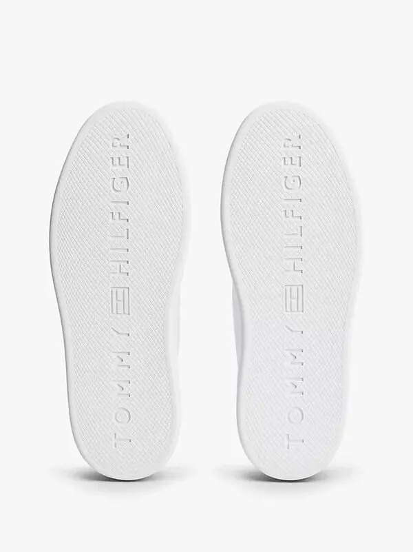 Tommy Hilfiger Logo Lightweight Leather Court Trainers