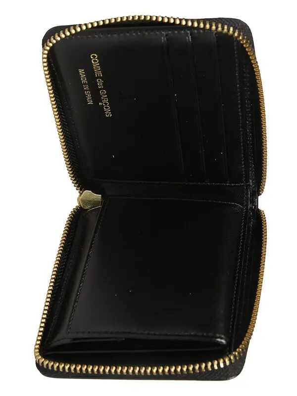 Comme Des Garçons Polka Dot Printed Zip-around Wallet