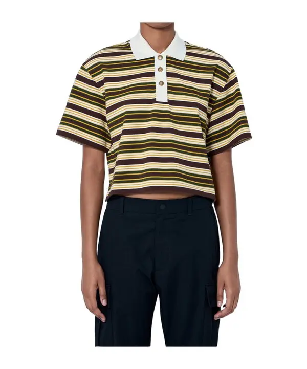 Moncler Striped Polo Shirt