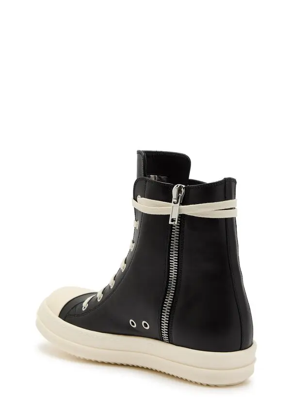 Rick Owens Leather Sneakers