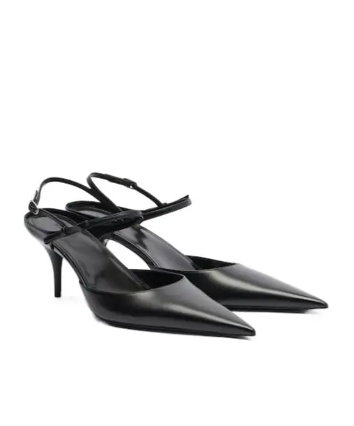 Balenciaga Pointed-toe Leather High Heels