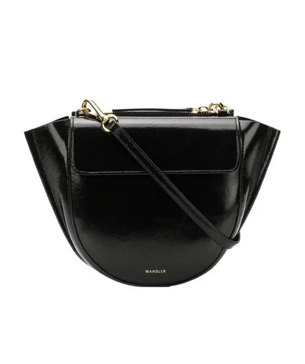 WANDLER Hortensia Mini Tote Bag - Black