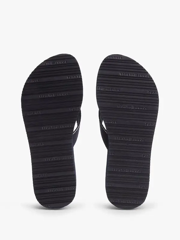 Tommy Hilfiger Th Monogram Wedge Heel Flip-flops