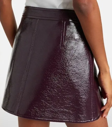 COURREGES Cotton-blend Miniskirt