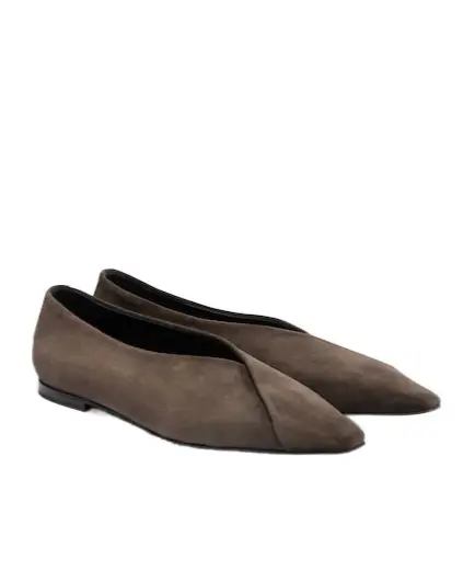 Brunello Cucinelli Suede Ballet Flats