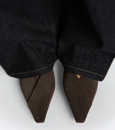 Brunello Cucinelli Suede Ballet Flats