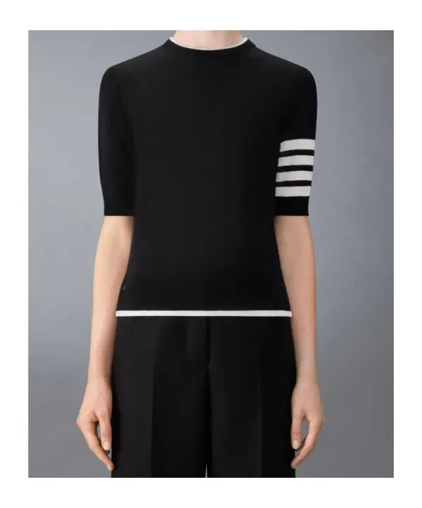 Thom Browne 4-bar Short-sleeve T-shirt