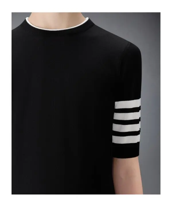 Thom Browne 4-bar Short-sleeve T-shirt