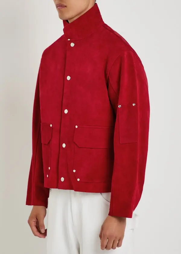 BODE Welding Suede Jacket