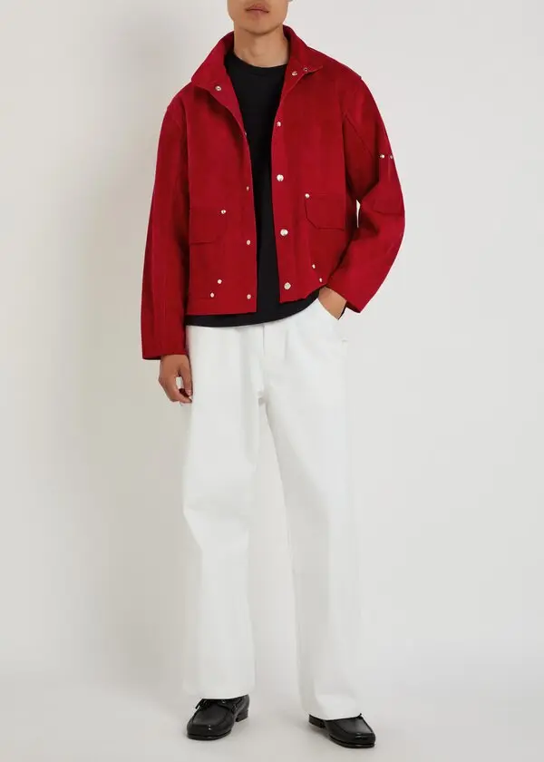 BODE Welding Suede Jacket