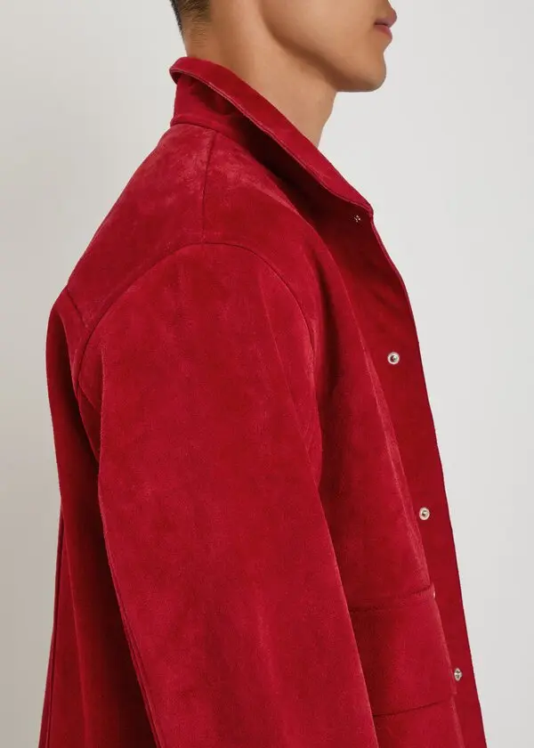 BODE Welding Suede Jacket
