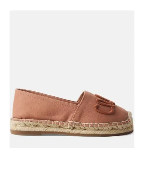 Chloé Logo Leather-trimmed Espadrilles