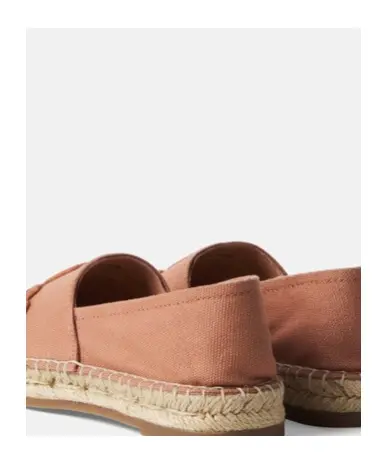 Chloé Logo Leather-trimmed Espadrilles