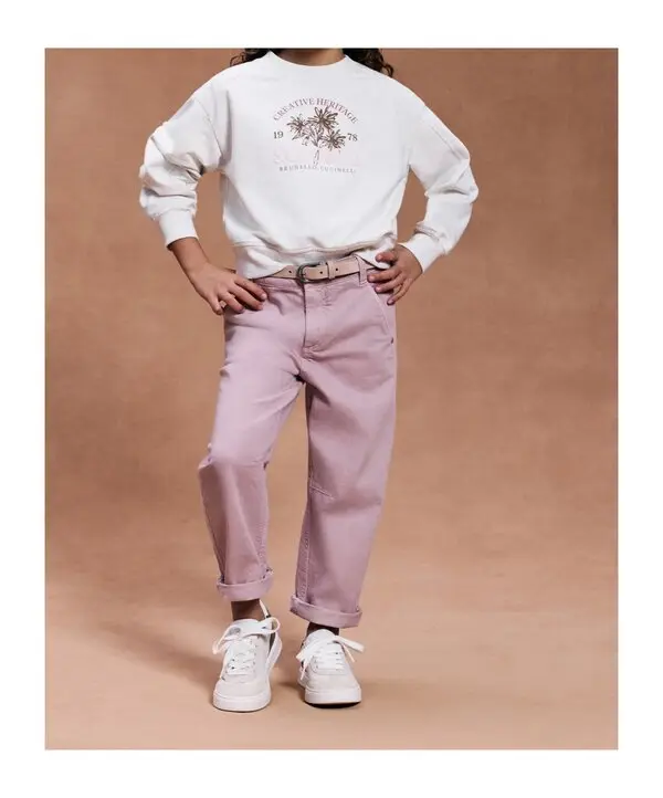 Brunello Cucinelli Crewneck Sweatshirt With Graphic Print