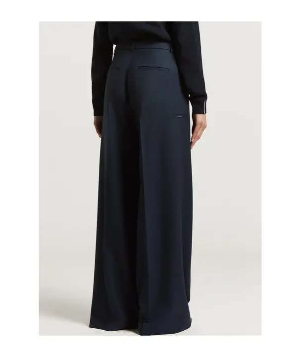 Peserico Pleated Wide-leg Trousers
