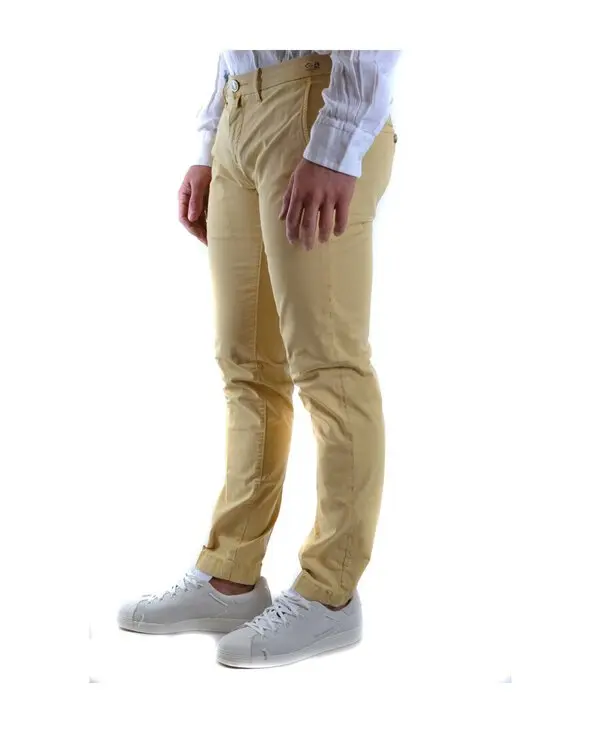 Jacob Cohen Embroidered Logo Casual Pants