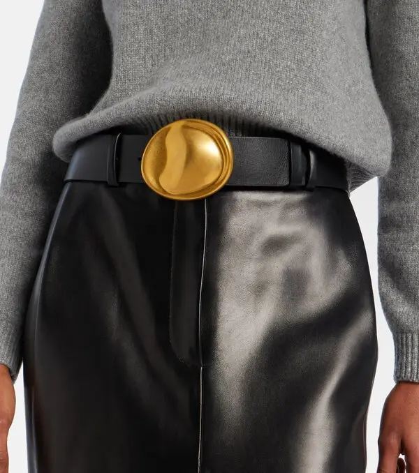 Khaite Keefe Leather Belt