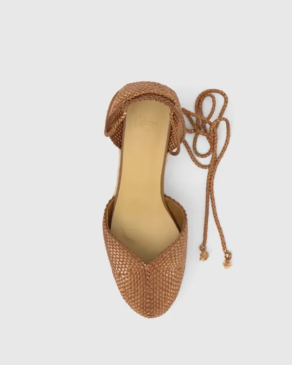 CastaÑer Cora Woven-design Heeled Espadrilles