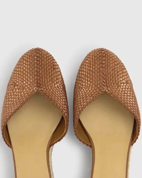CastaÑer Cora Woven-design Heeled Espadrilles