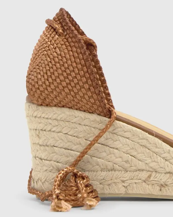CastaÑer Cora Woven-design Heeled Espadrilles